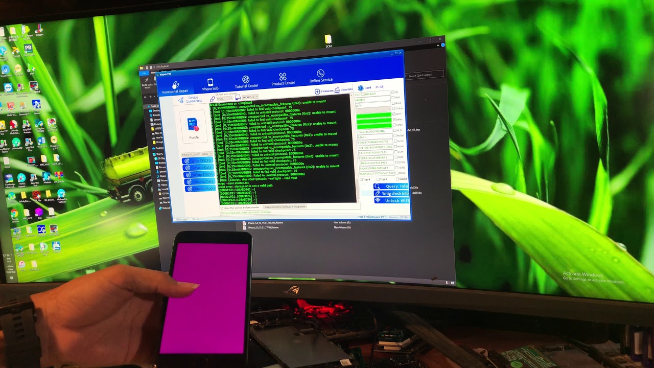 iRePair_P10 fix Wifi iphone 7Plus - YouTube