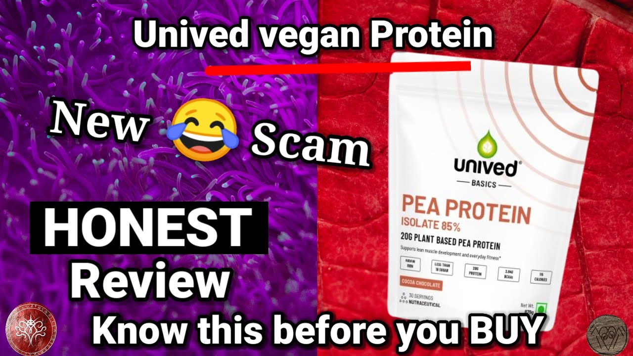 Unived plant Protein ISOLATE HONEST review ( with LAB TEST ) - YouTube