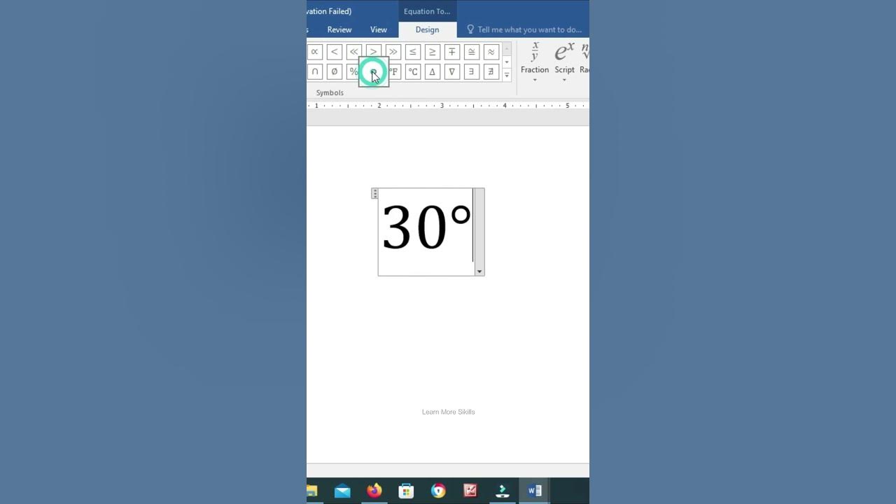 Quick and Simple Methods for Adding a Degree Symbol in Word | How to ...