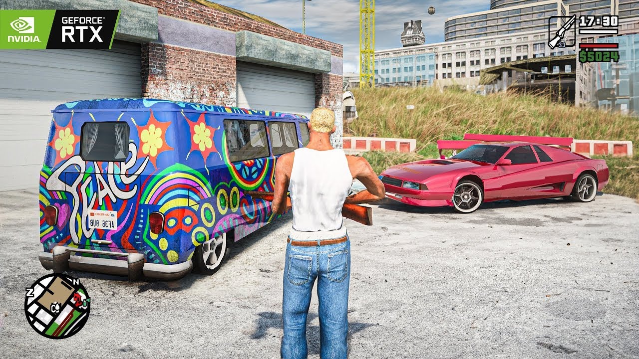 GTA SAN ANDREAS RTX 4090 'Welcome To San Fierro' Mission 4K Gameplay ...