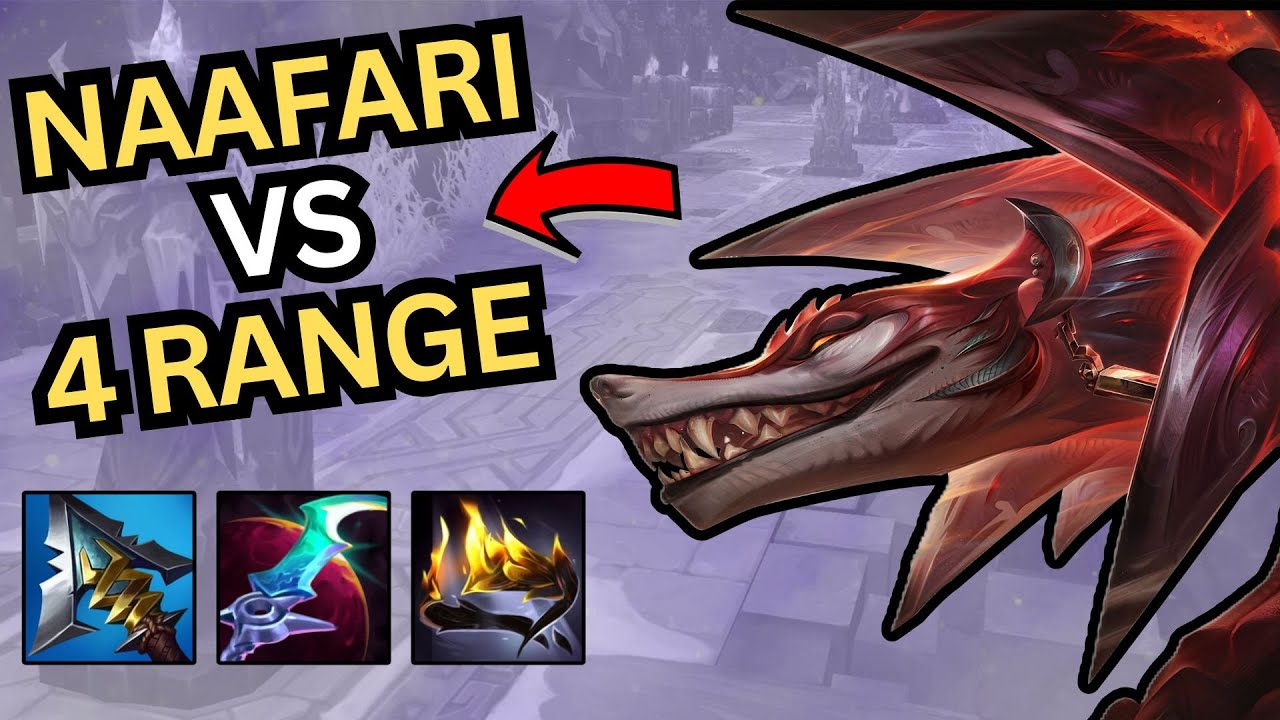 NAAFARI VS 4 RANGED CHAMPS? CHALLENGE ACCEPTED! (ARAM HIGHTLIGHTS ...