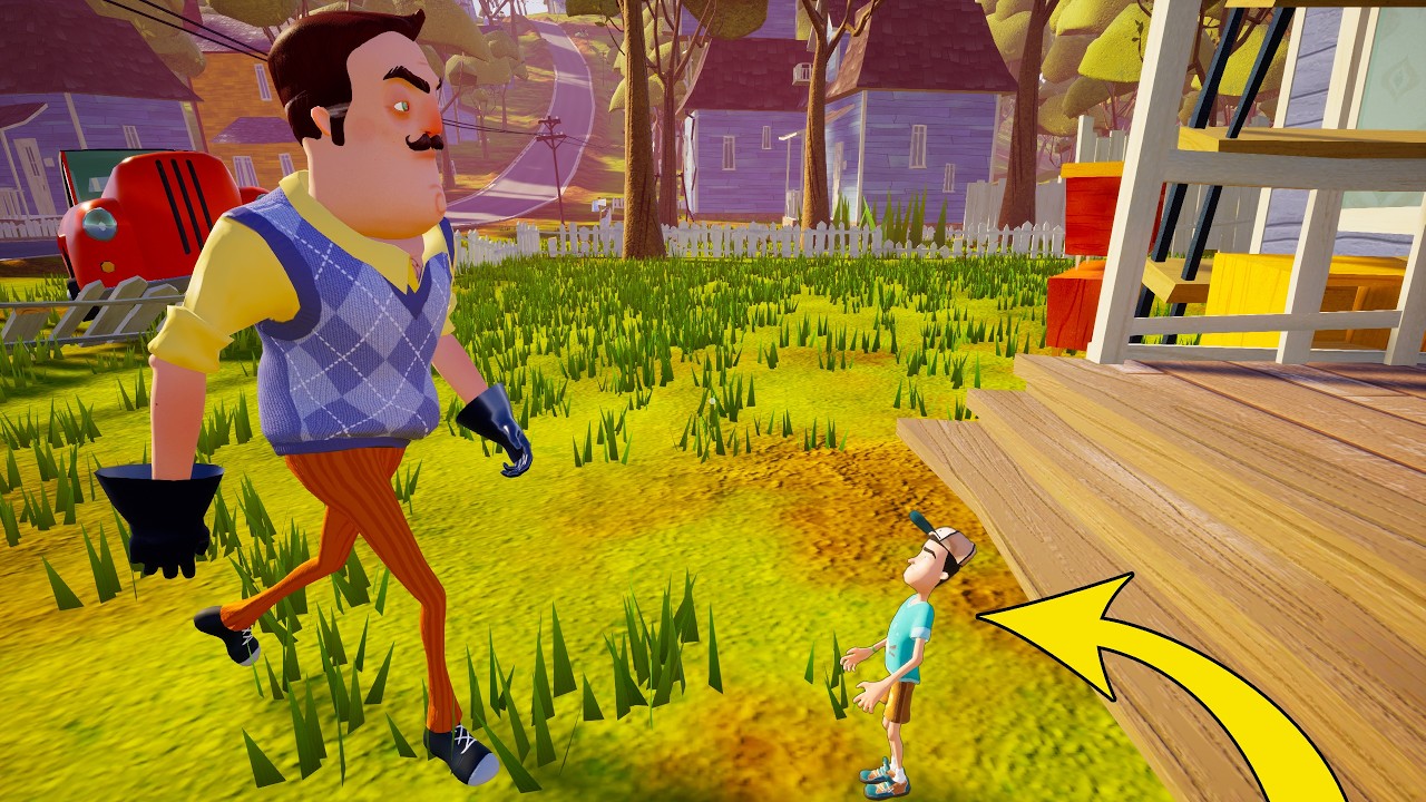 Completing Hello Neighbor but I am Tiny - YouTube