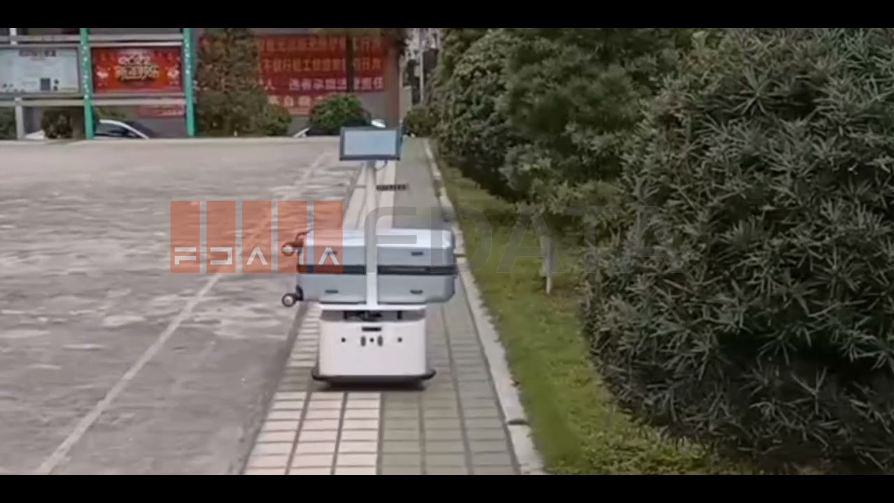 Indoor Delivery Robot A301-A301A - YouTube