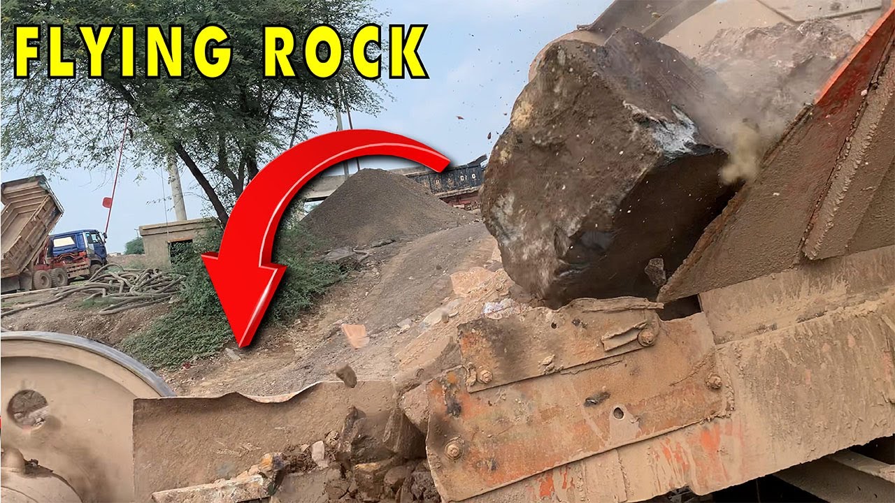SUPER GIANT FLYING ROCKS HITS THE CRUSHER HARD HOW MULTIPLRE ROCKS ARE ...