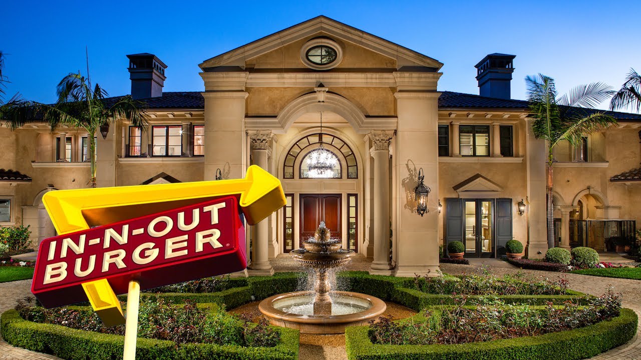 Inside the $16.8 Million In-N-Out Burger Mansion! - YouTube