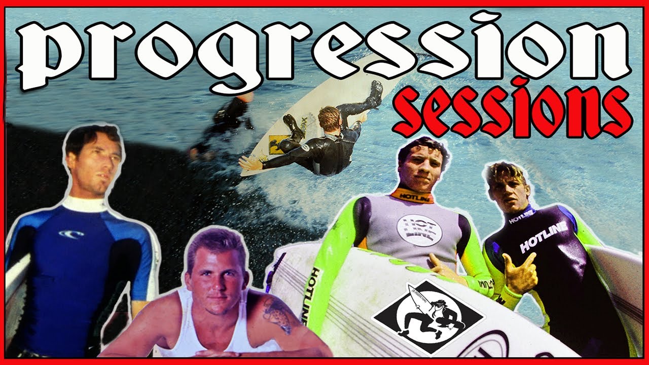 PROGRESSION SESSIONS surf movie 1994 TR PRODUCTIONS SANTA CRUZ, HAWAII ...