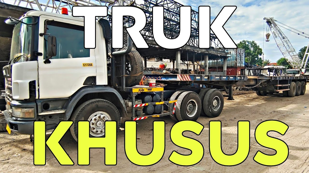 TRUK SEMI TRAILER YANG BISA DI TARIK PANJANG 24 METER‼️ KHUSUS ...