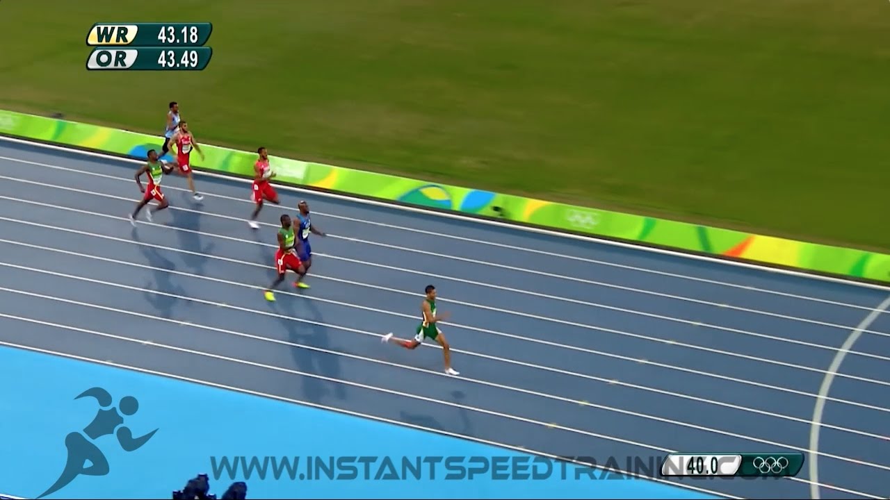 Wayde van Niekerk Speed Training | Speed Bands - YouTube
