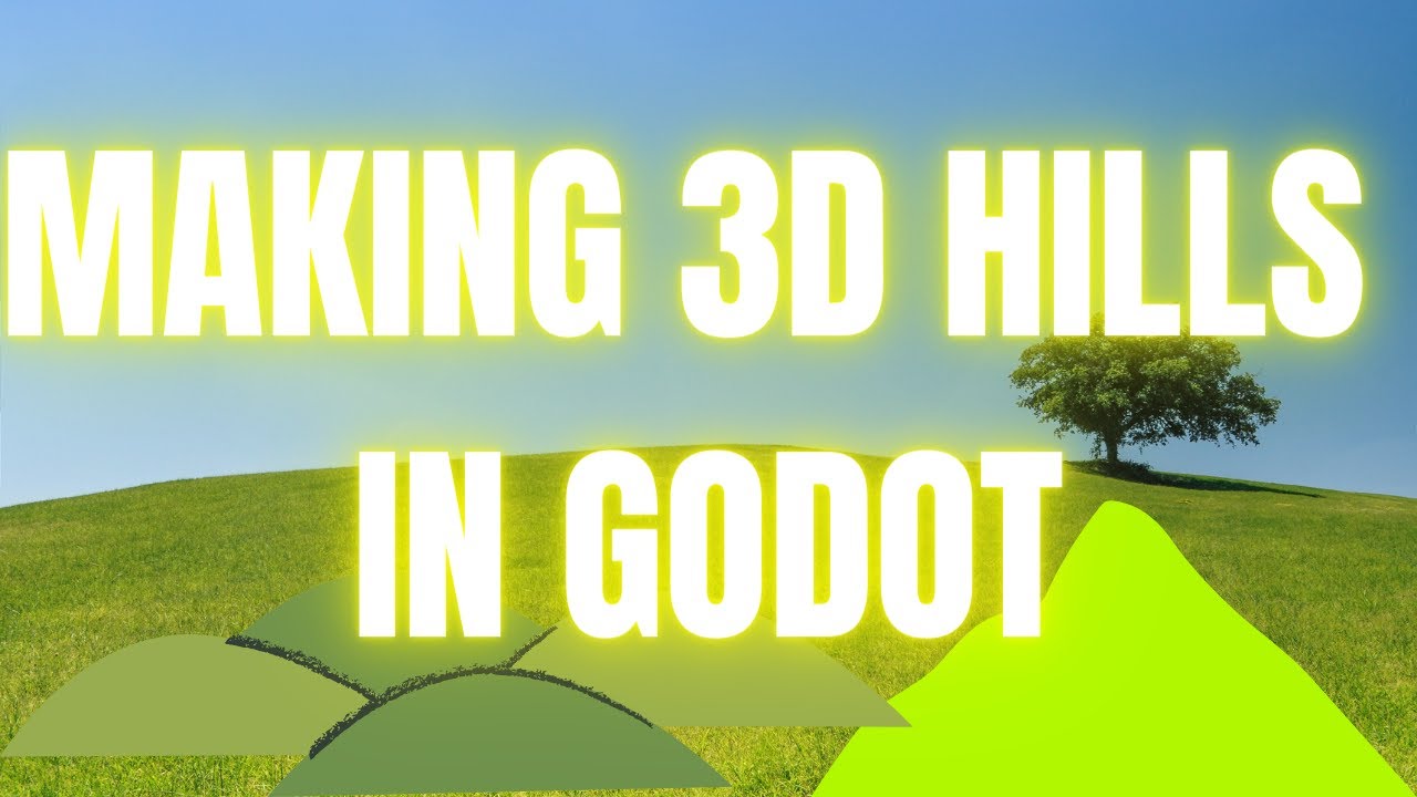 Making 3D Hills in Godot - YouTube