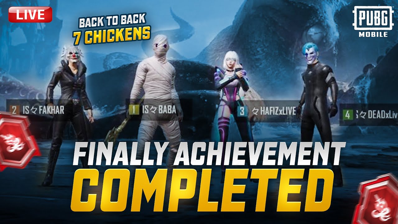 BACK TO BACK Chickens 😱 8 Trophies 🏆 IS HAFIZ | PUBGM LIVE STREAM - YouTube