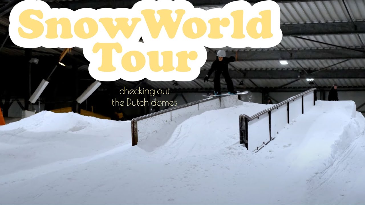 SnowWorld snowboarding Tour the Netherlands - YouTube