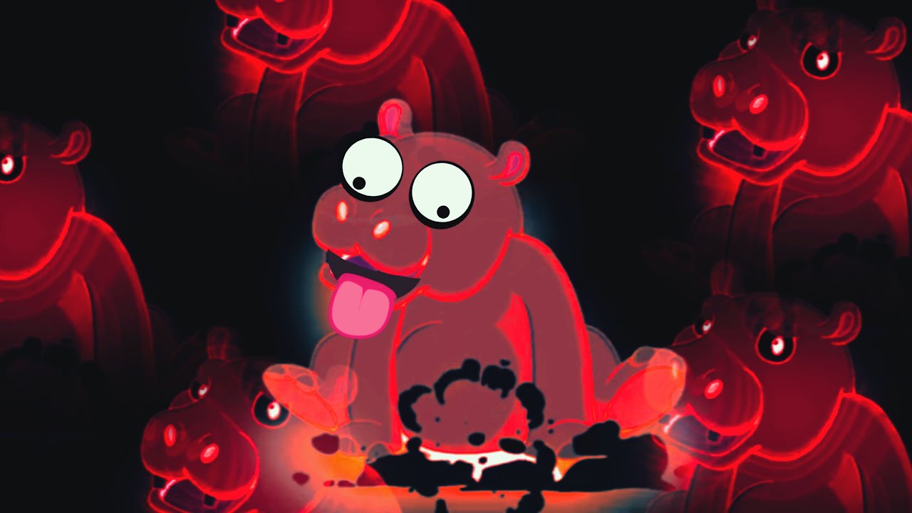 THE HIPPO WENT CRAZY AFTER DESTROYING THE CLOCK! - YouTube