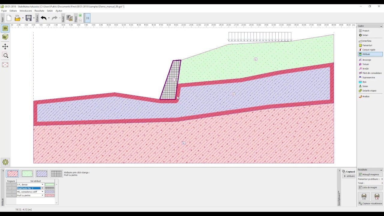 Calcul stabilitate taluz - YouTube