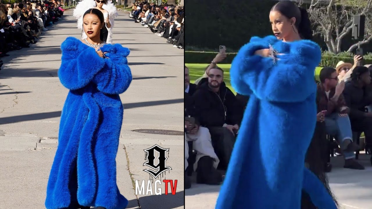 Cardi B Is Unbothered By Trolls Criticizing Her Runway Walk During ...