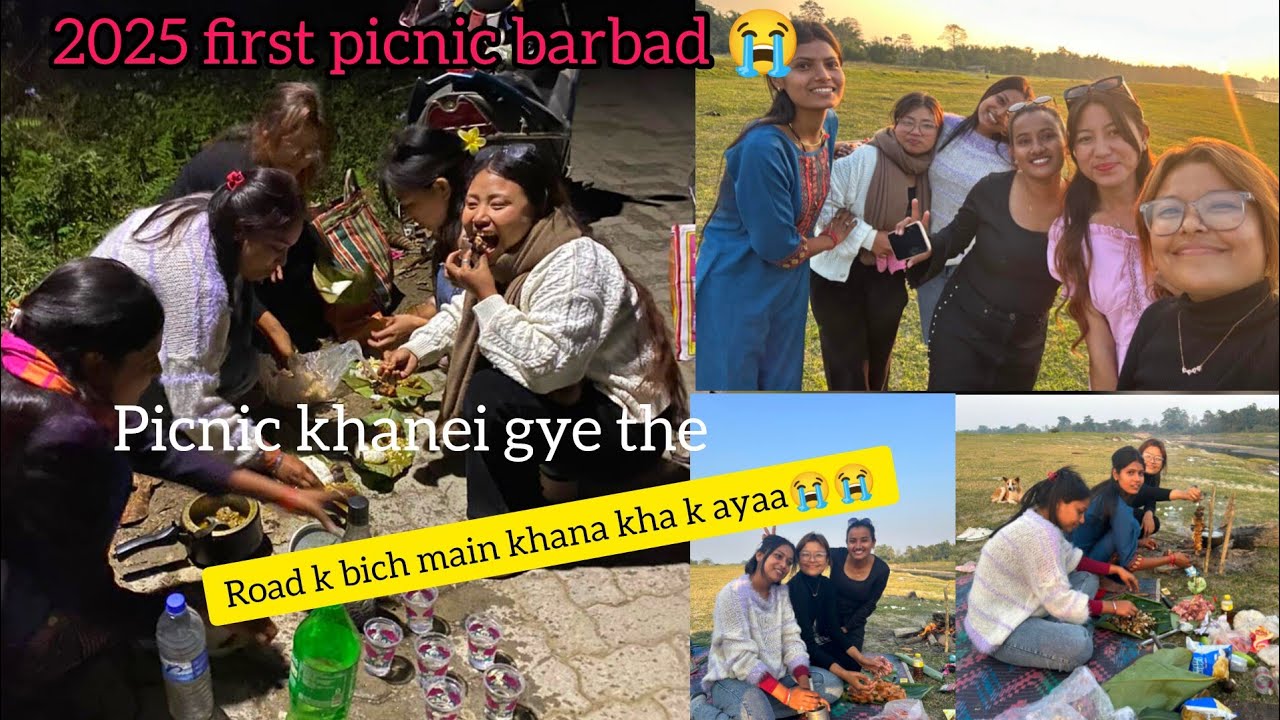 2025 First Picnic 🧺 with school Friends 💕#youtube #picnicvlog # ...