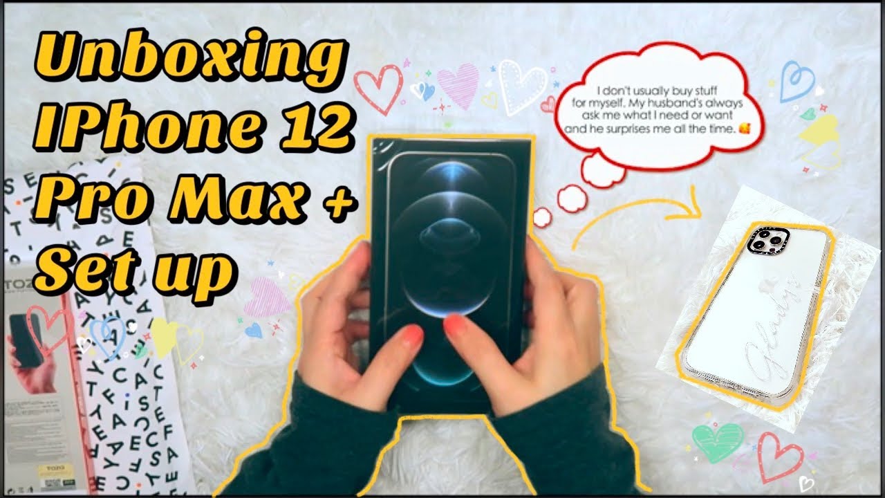 iPhone 12 Pro Max unboxing 🍎| Phone Set up | Casetify #gladzvlogs - YouTube