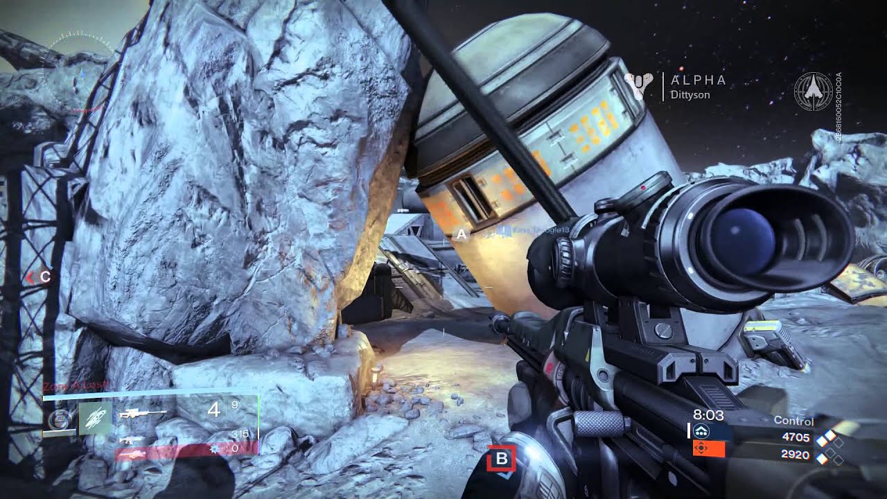 Destiny Sniper Gameplay (Hunter Class, Alpha Footage) - YouTube