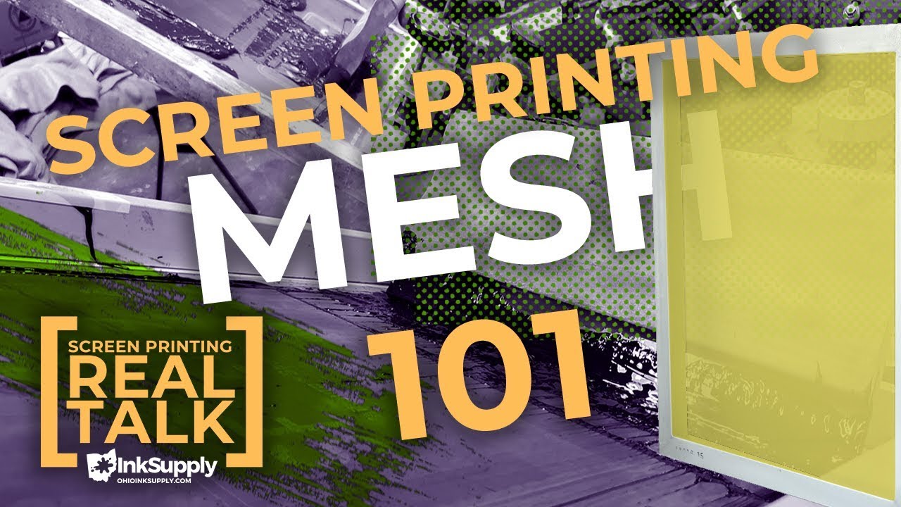 Screen Printing Screen Mesh 101 | Screen Printing Real Talk - YouTube