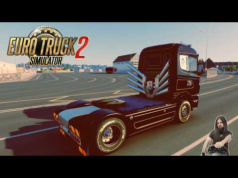 Europe Deliveries + Scania R V8 Open Pipe - EuroTruck Simulator 2 1.60