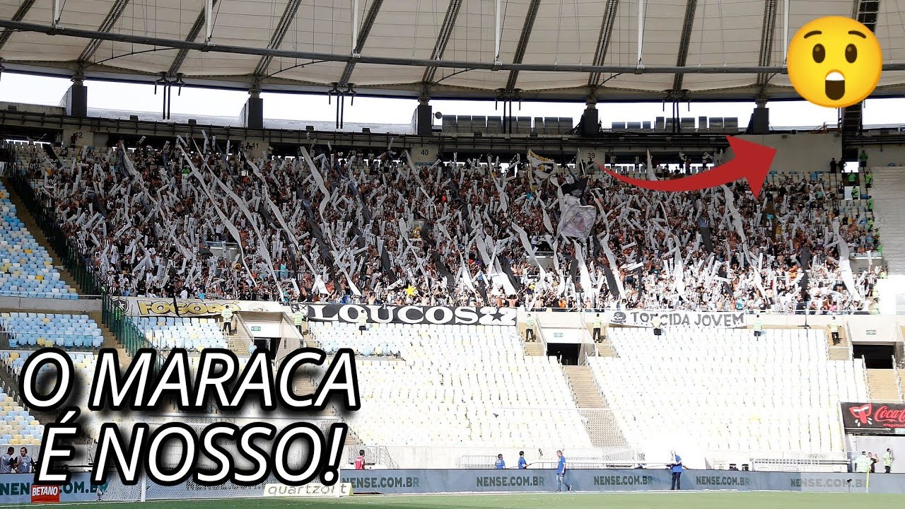 TORCIDA DO BOTAFOGO CALA MARACANÃ LOTADO COM FESTA INCRÍVEL ...