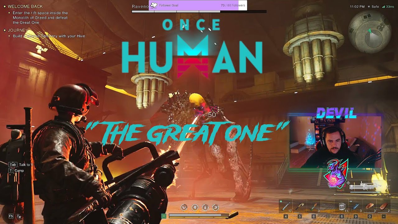 ONCE HUMAN - FIRST BOSS FIGHT SOLO TIPS AND TRICKS - THE GREAT ONE ...