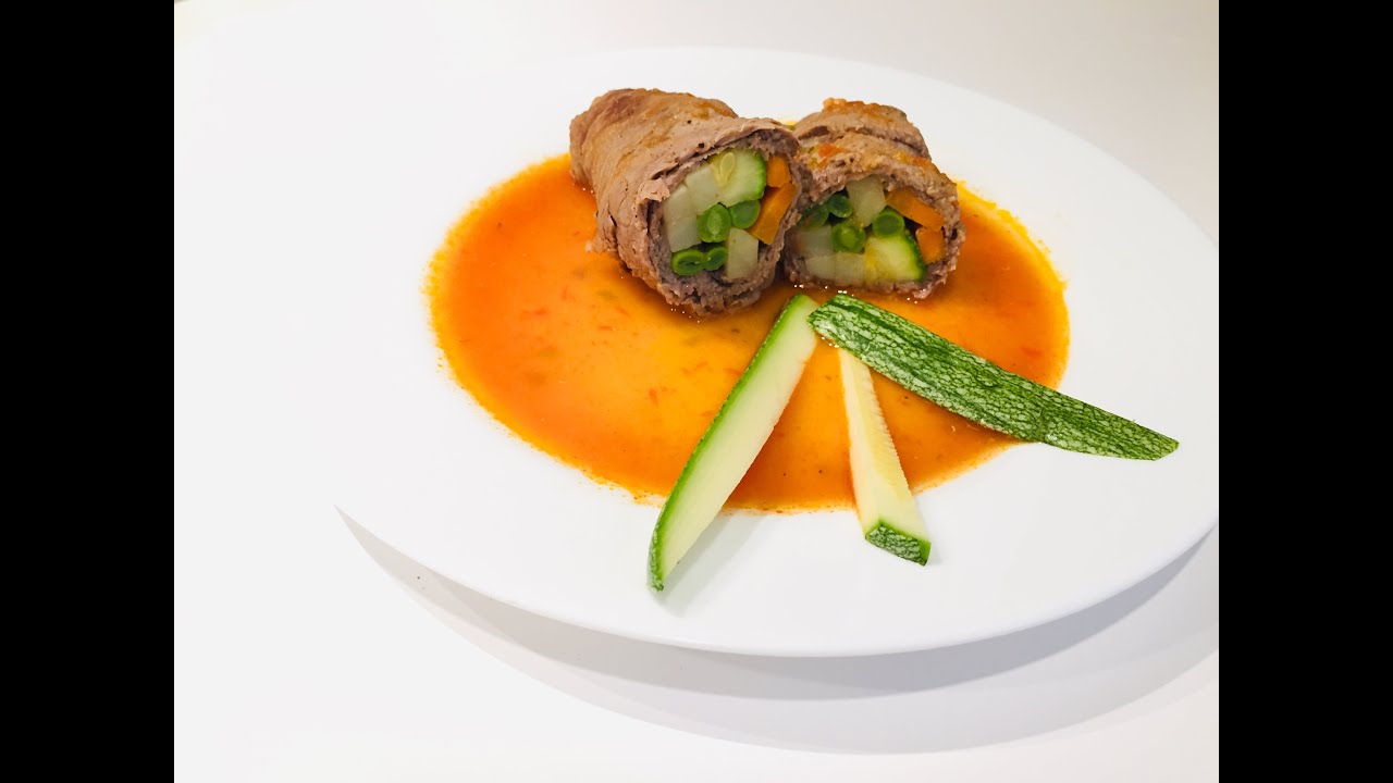 ROLLITOS DE BISTEC RELLENOS DE VERDURA - Fácil, Sano Y Delicioso - YouTube