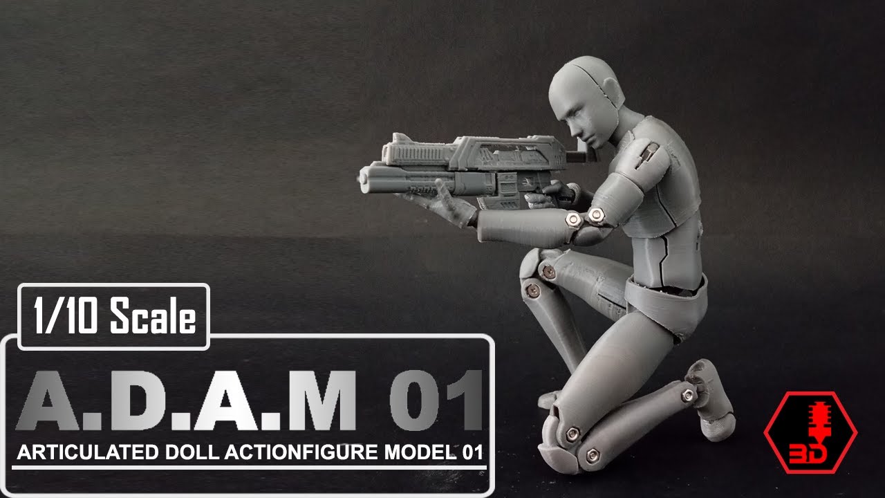 1/10 Scale Action Figure A.D.A.M 01 - YouTube