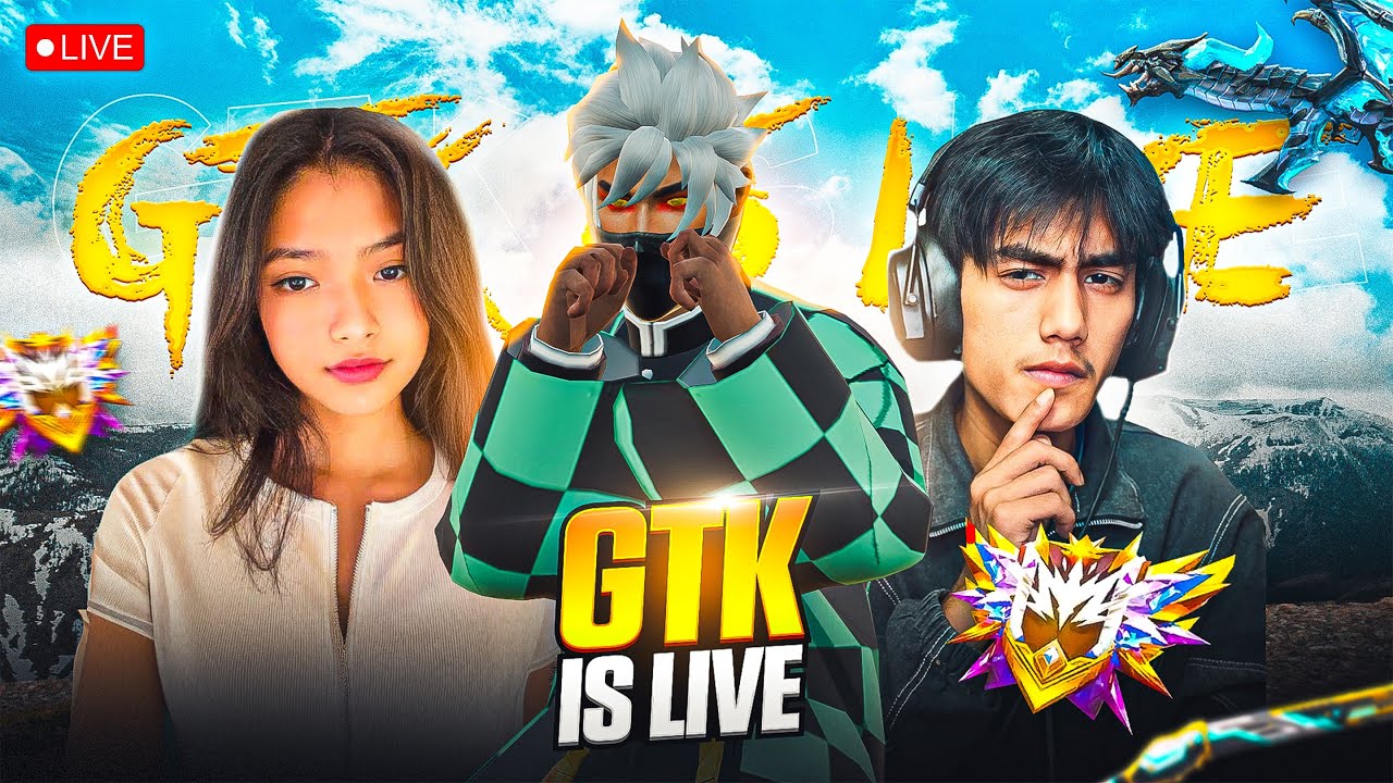 EDITING & HEADSHOT KING GTK IS BACK 🔥☠ Garena Free Fire Live - YouTube
