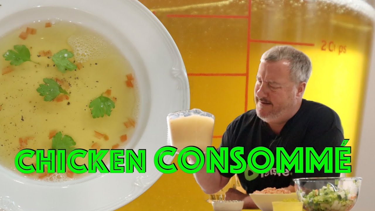 No Fuss Chicken Consommé - YouTube