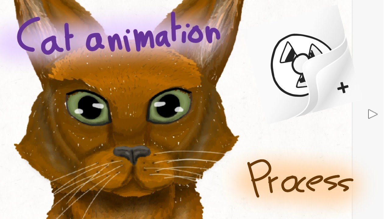 Cat animation process flipaclip | firestar animation - YouTube