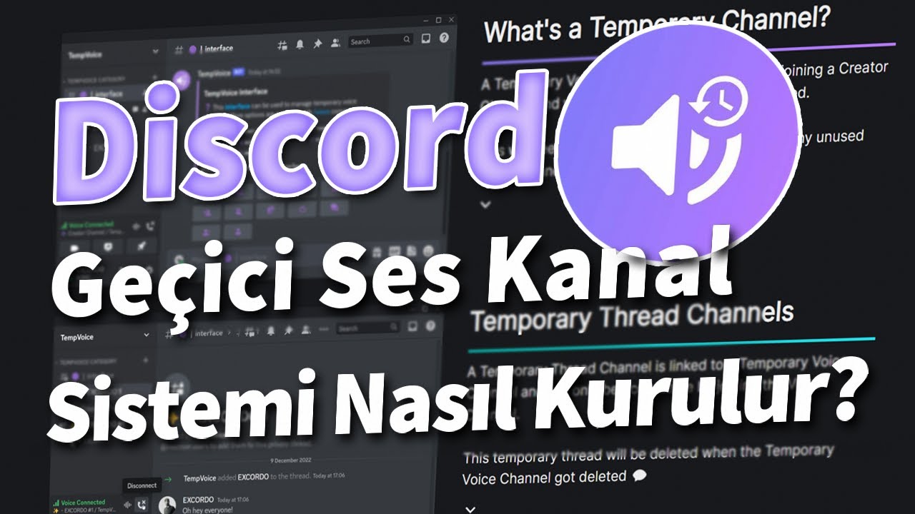 Discord Geçici Ses Kanalı Nasıl Kurulur? (TempVoice Bot Nasıl ...