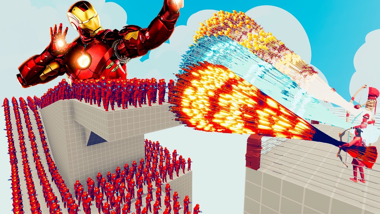 100x IRON MAN + 2x GIANT vs 3x EVERY GOD - Totally Accurate Battle ...