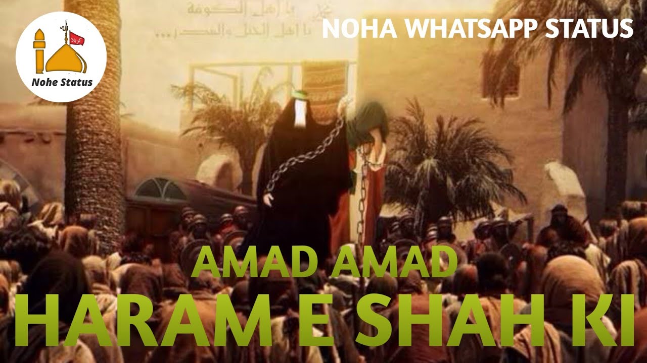 Amad Amad Haram E Shah Ki 💔 | Mir Hasan Mir | New Noha 2024 WhatsApp ...