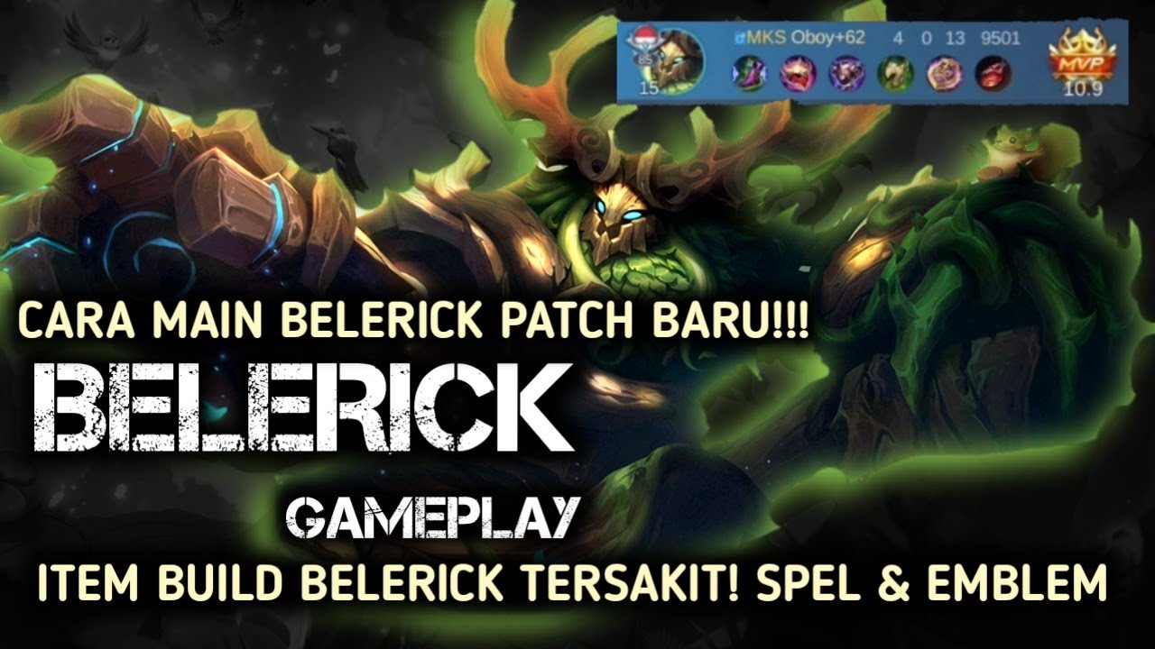 Gameplay belerick | terbaru 2023 | item build tersakit! | spel dan ...