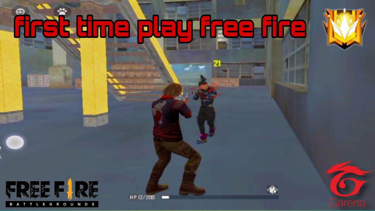 First time play free fire : gameplay😋😲 - YouTube