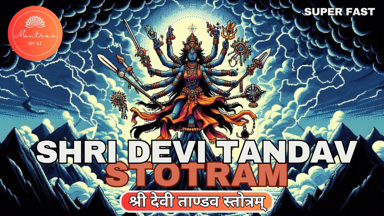 Shri Devi Tandav Stotram | श्री देवी ताण्डव स्तोत्रम् | lyrics Meaning ...