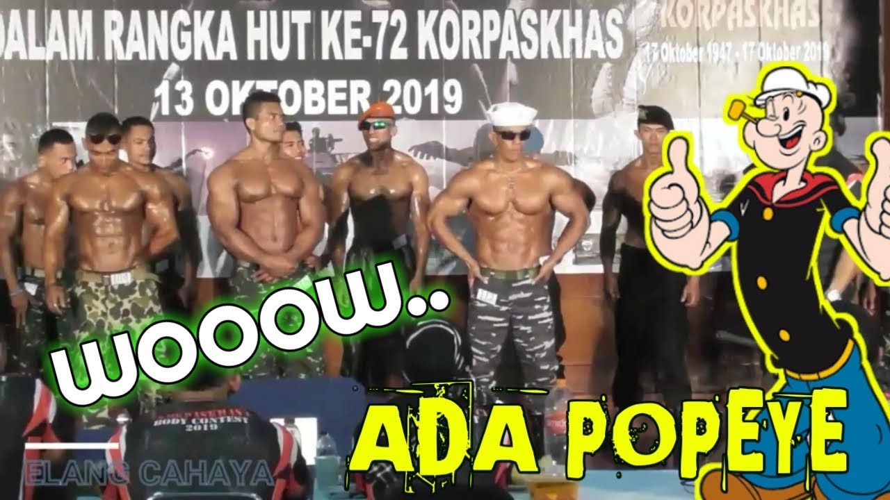 FINAL KELAS TNI POLRI Dalam Acara DANKORPASKHAS CUP BODY CONTEST - YouTube