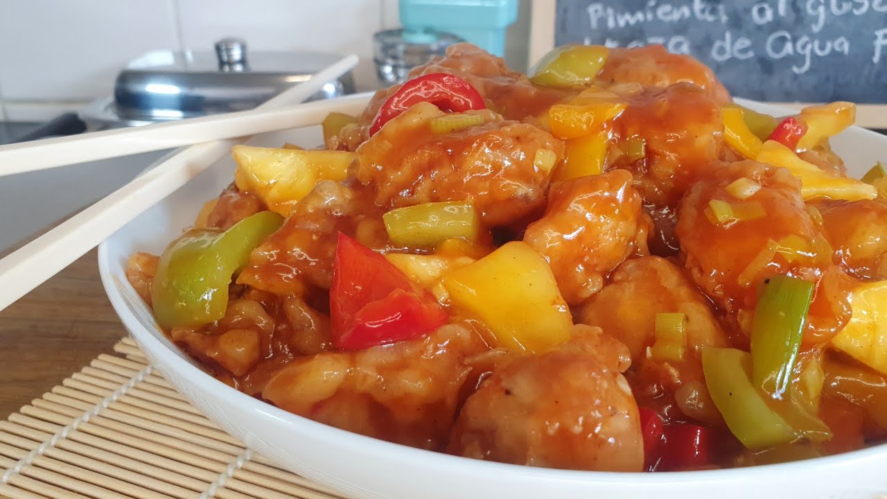 Pollo Agridulce | sweet and sour chicken tempura | delicioso, fácil y ...