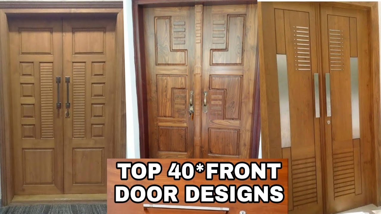 Wooden Front Door Designs Kerala