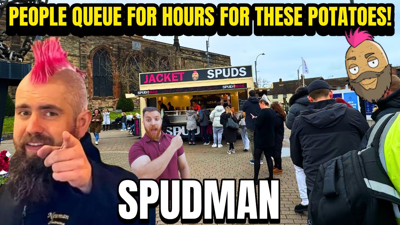 I Tried SPUDMAN | THE MOST POPULAR Jacket Potatoes In The World! - YouTube