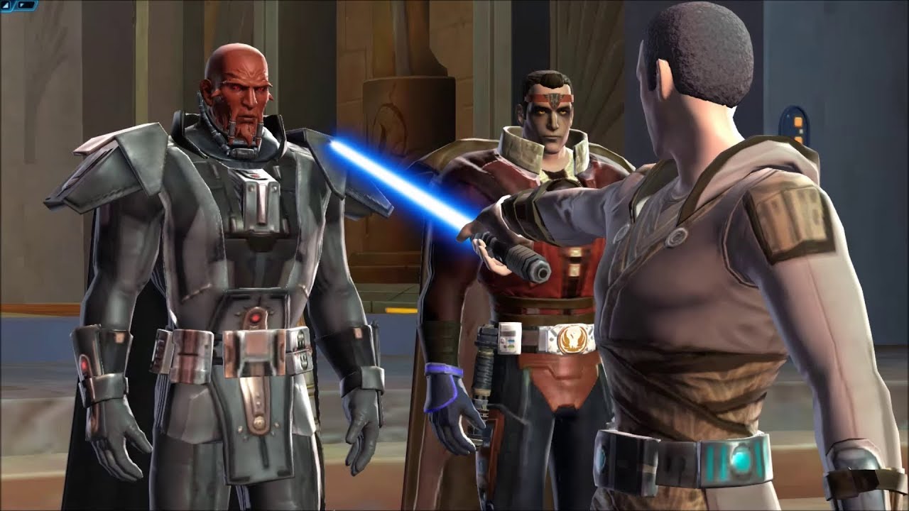 #SWTOR Dark #Jedi #Knight: Lord Scourge Meets The Jedi Council - YouTube