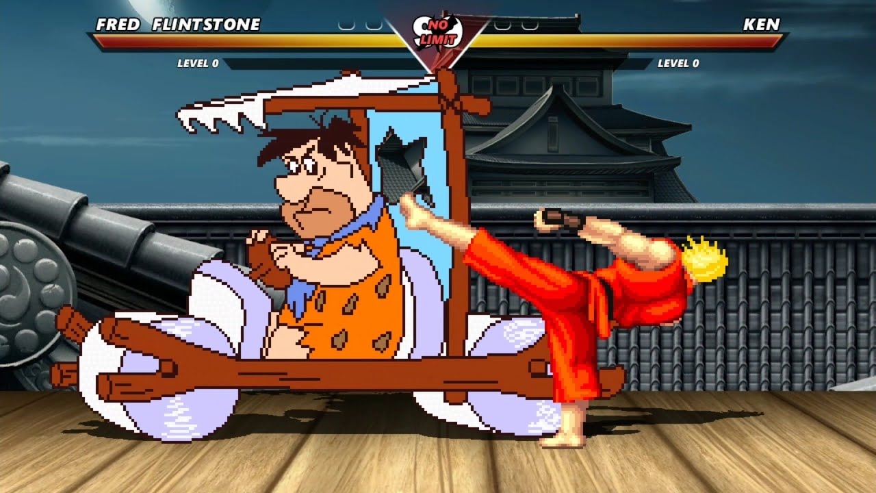 Fred Flintstone Vs Ken - Highest Level Incredible Epic Fight! - YouTube