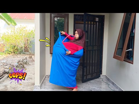 Kaget..‼️❤️ tiup balon dalam sarung perut gendut kayak ibu hamil beneran