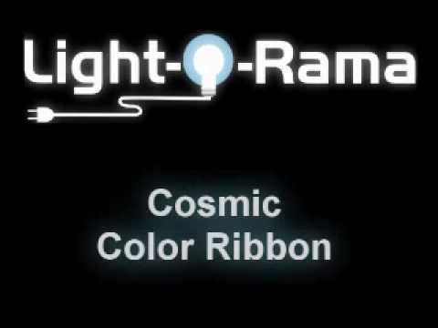 Cosmic Color Ribbon by Light-O-Rama - YouTube