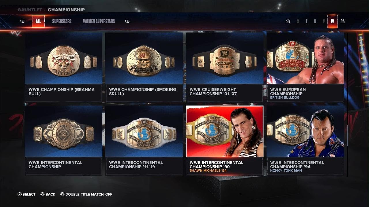 WWE Cruiserweight Championship '01-'07 | WWE 2K24 Championship Scramble ...