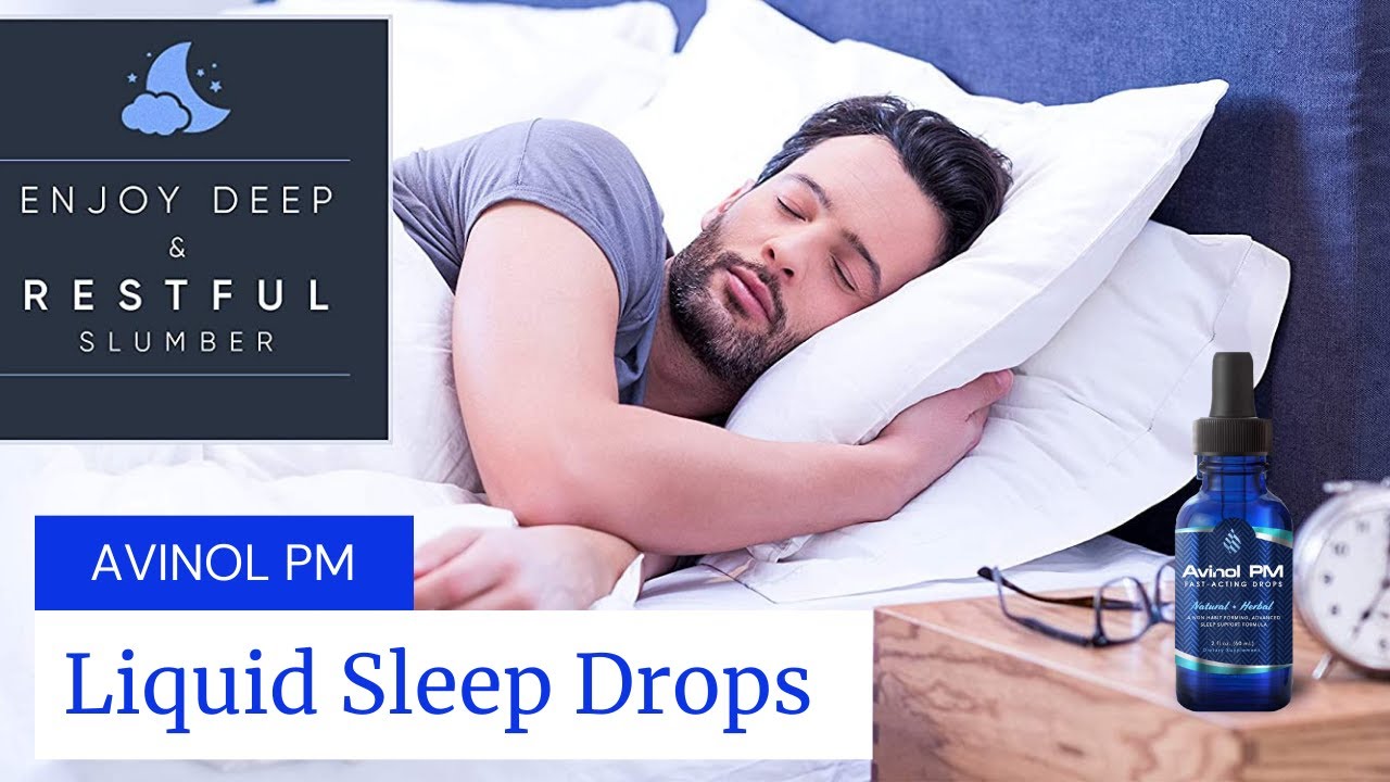 Avinol PM Liquid Sleep Drops: Extra Strength Natural Sleep Aid ...