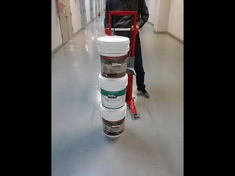 pail hand lift, hand pail lift,pail lifter hand truck,pail move,pail ...