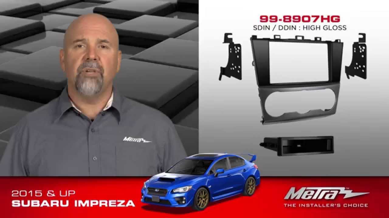 Metra SUBARU IMPREZA dash kit 95/99-8907HG - YouTube