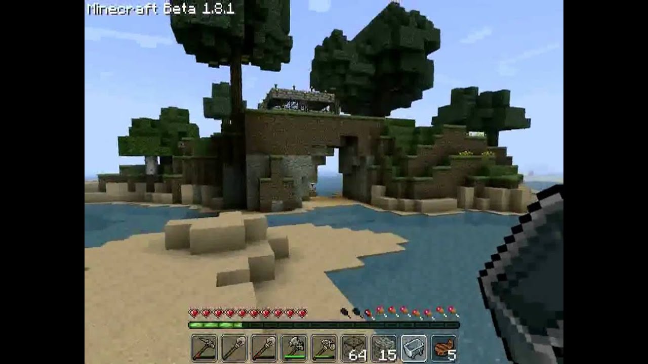 Let´s Show Minecraft 06 "Insel und Bucht" - YouTube