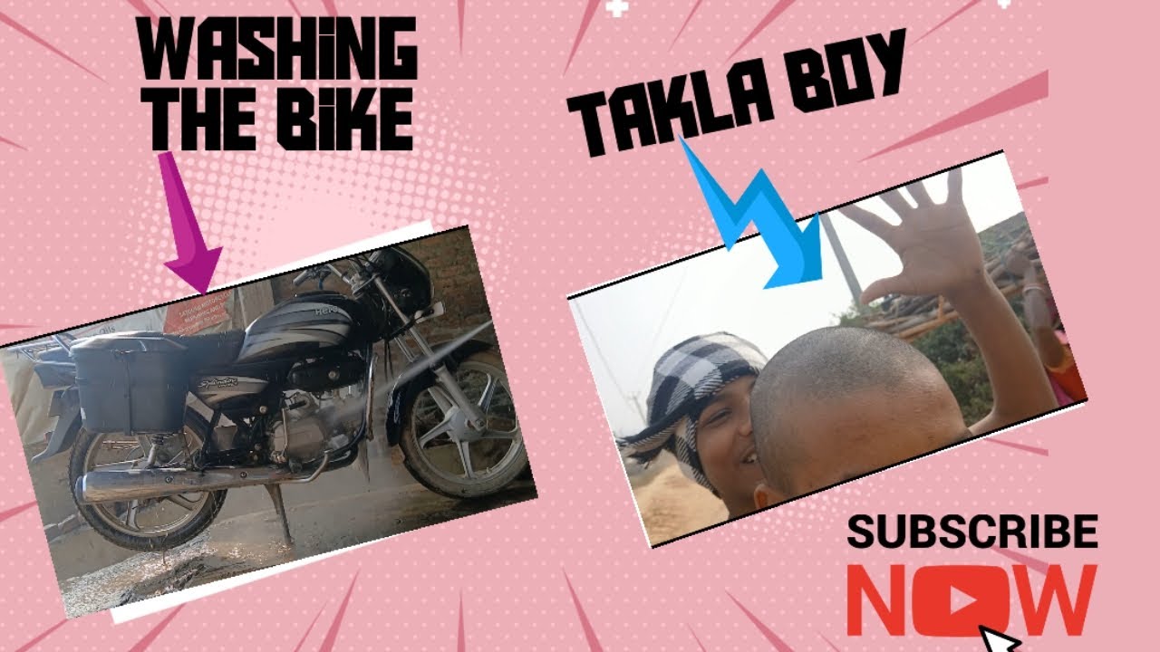 #Takla Boy😅 Aur Maine Milkar Bike Saaf Ki! 🧼 - YouTube